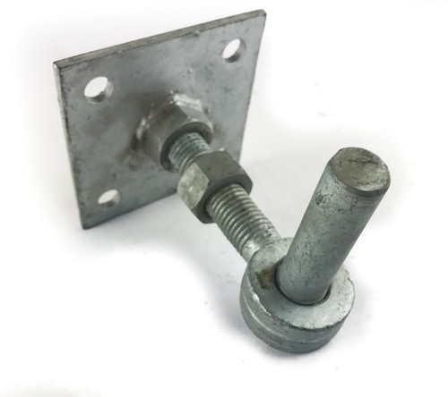 Adjustable Hook On Plate Gate Hanger 100mm 4" Square Pin 19mm Heavy ...