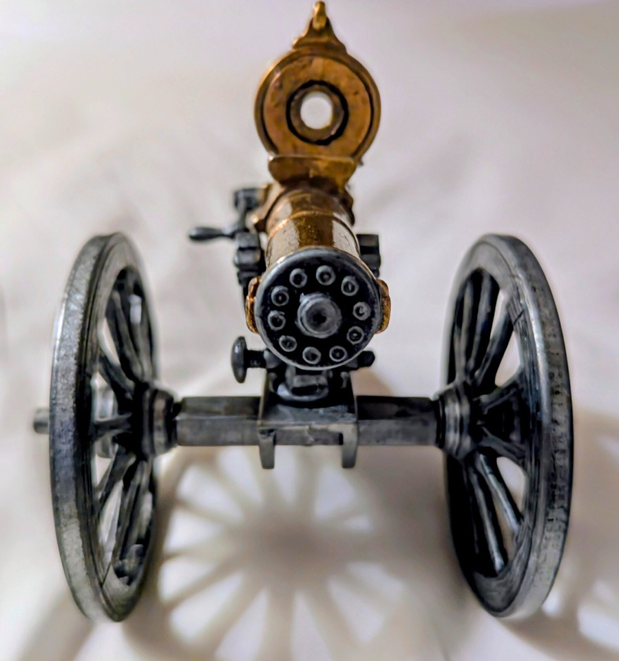 Denix Miniature Replica 1883 Gatling Gun With Removable Magazine Used ...