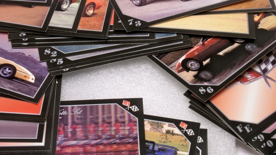 MIX VETTE SET Trading Cards 1953-1991 Corvette - Lot Of 250+ Cards | eBay