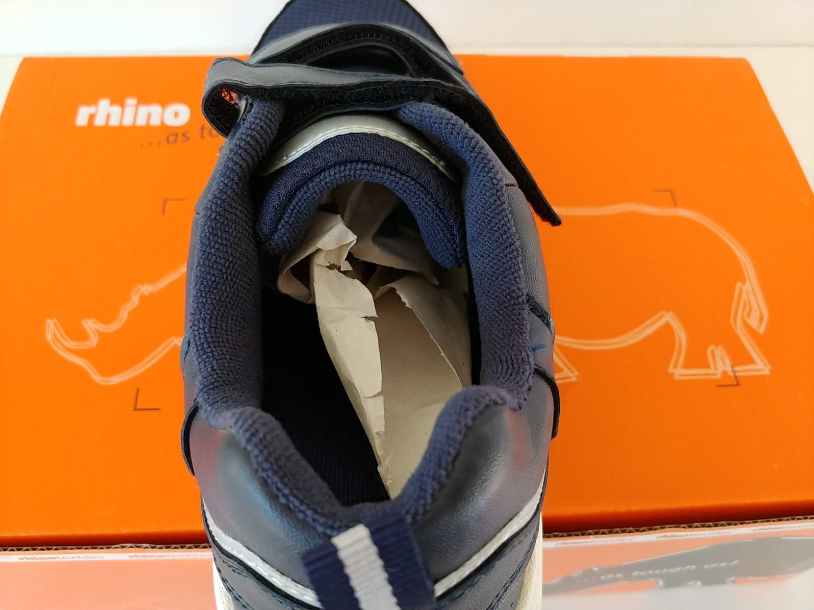 Rhino Custody Men's Prison Issue Shoes UK6 US7 EU40 Hook/Loop Strap ...