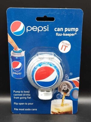Pepsi Soda Pop Can Pump - Keeps Drinks From Going Flat - NEW Sealed New ...