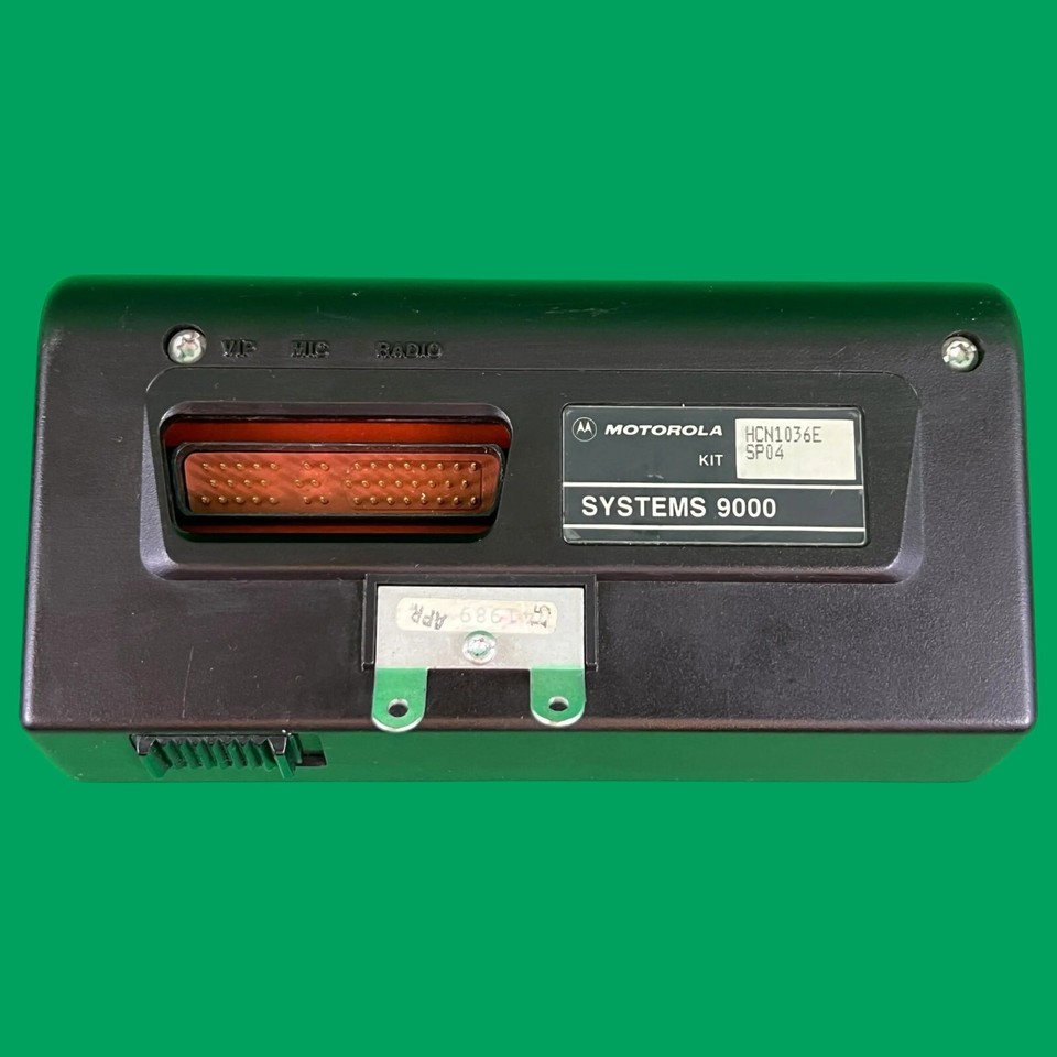 Motorola Systems 9000 / Mobile Kit HCN1036E / SP04 / Control Head | eBay