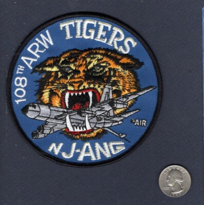 108th ARW TIGERS NJ ANG KC-135 STRATOTANKER USAF Refueling Squadron ...