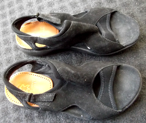 merrell black sandals slides women 37 5 suede | eBay