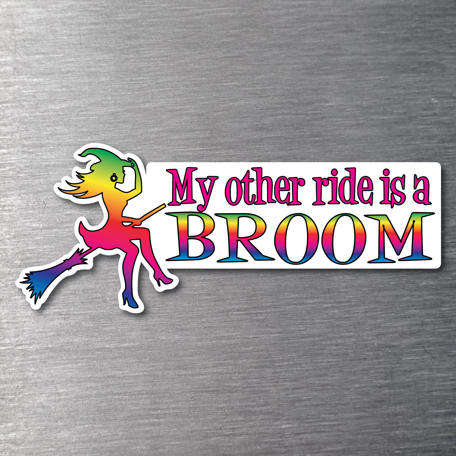 My other ride is a Broom sticker 7 year water & fade proof vinyl ipad ...