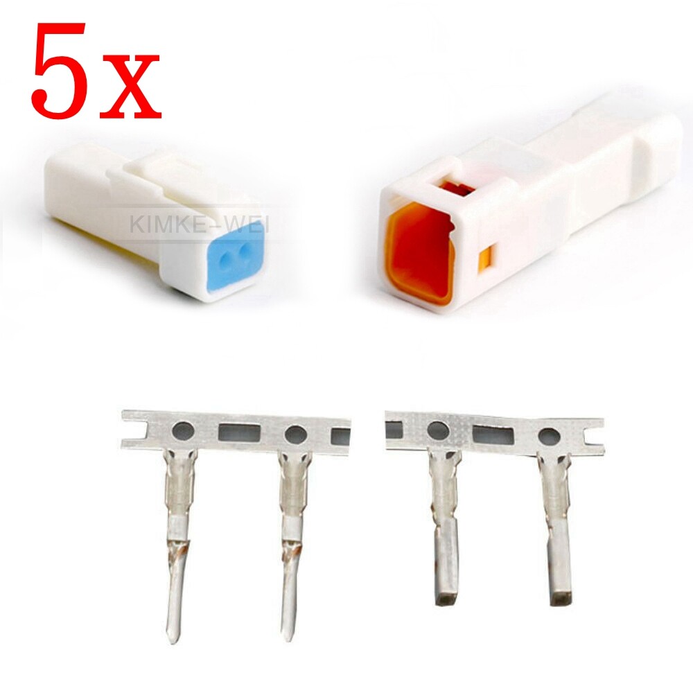 5x JST02T/02R-JWPF-VSLE-S JST Series Waterproof Connector Plug Kits New ...