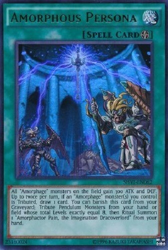 Yugioh - Amorphous Persona - Ultra Rare NM - Free Holographic Card | eBay