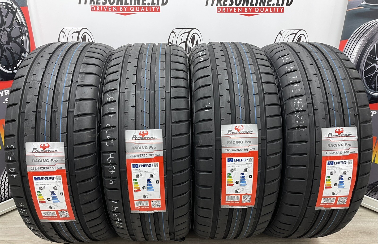 4 X 265 45 20 POWERTRAC 265/45R20 108W XL BRAND NEW M+S TYRES | eBay