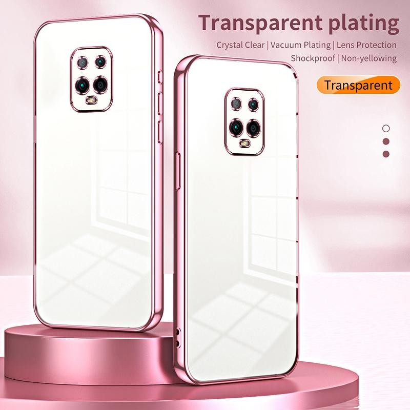 Pink Slim Transparent Case for Xiaomi Redmi 10X Pro 5G with Hole | eBay ...
