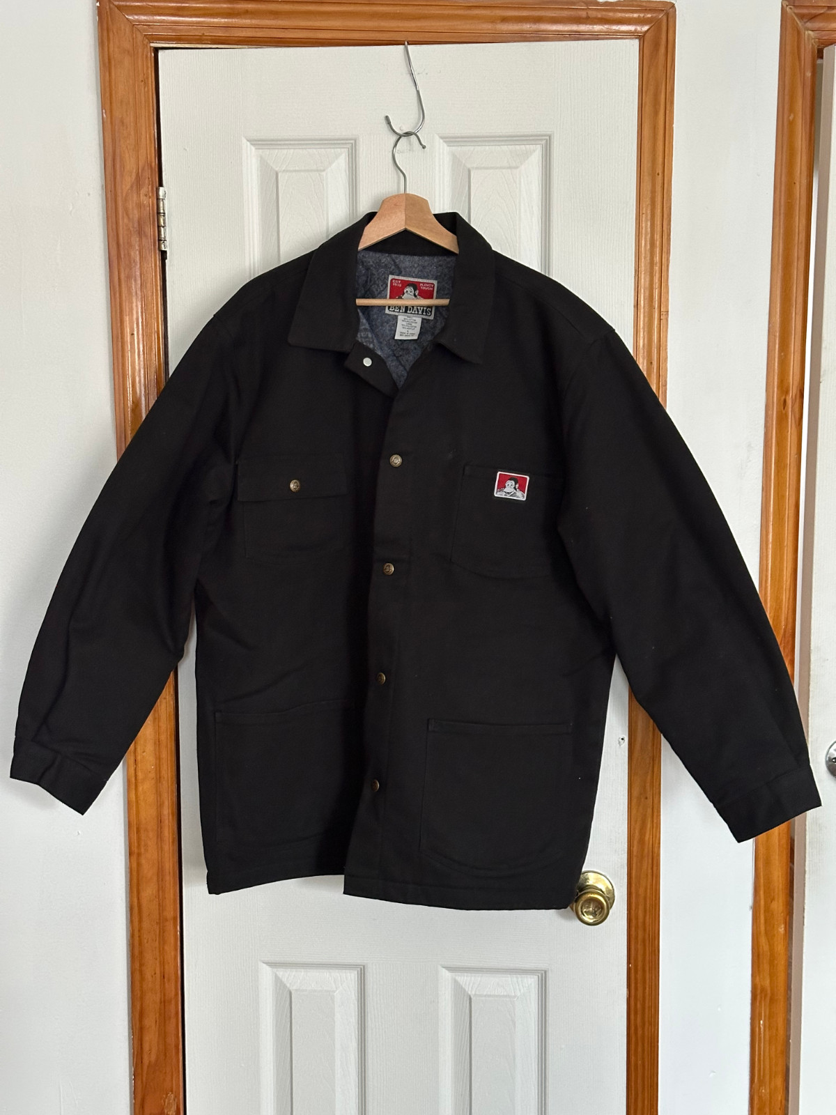 Ben Davis Original Style Work Jacket Mens Large Black… - Gem