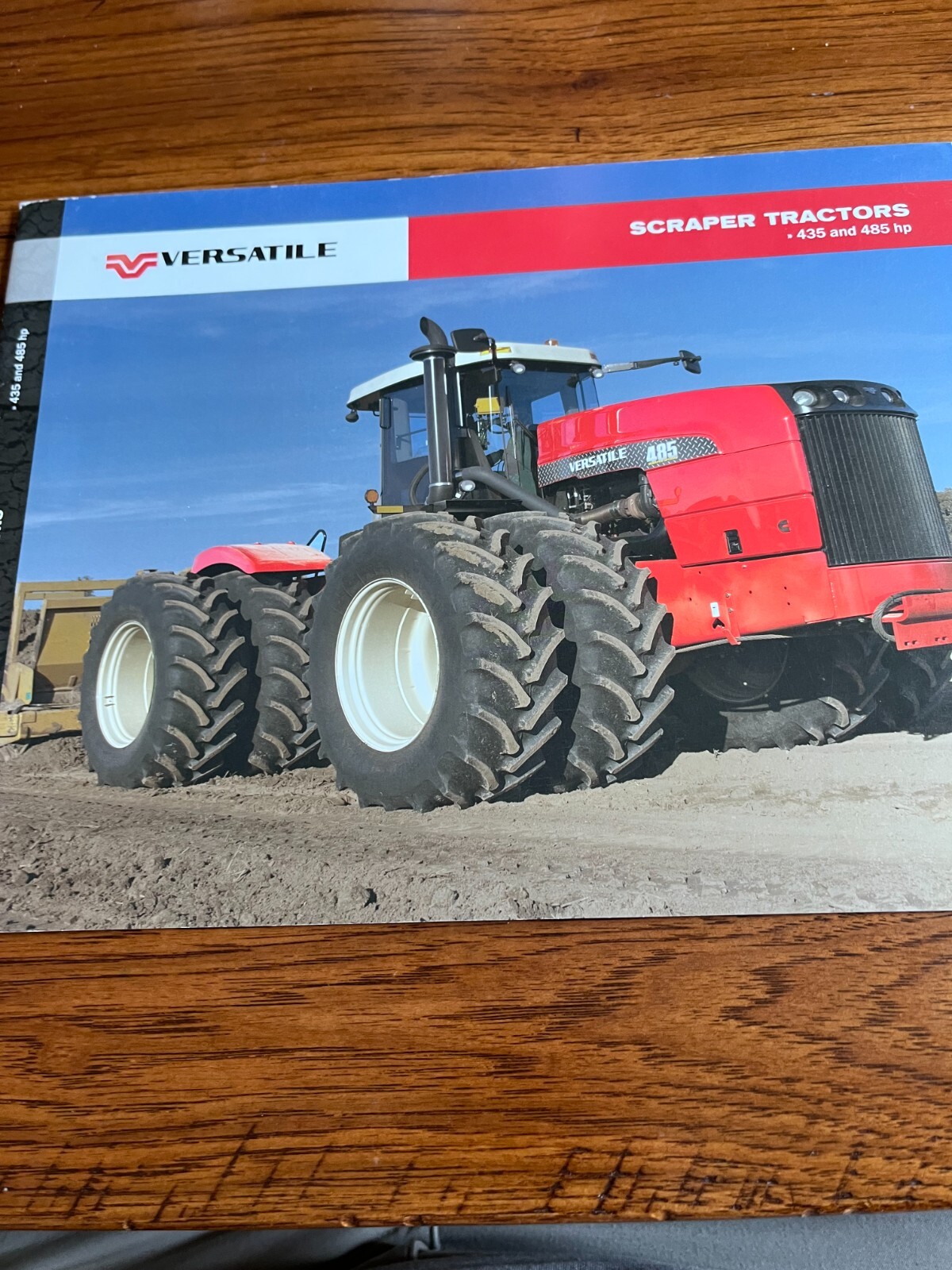Versatile 435 485 Scraper Tractor Brochure FCCA | eBay