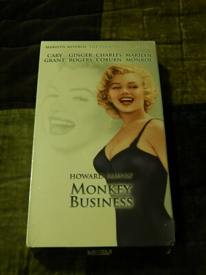 Monkey Business ~ Howard Hawks (VHS, 1952) Marilyn Monroe ~ Ginger ...
