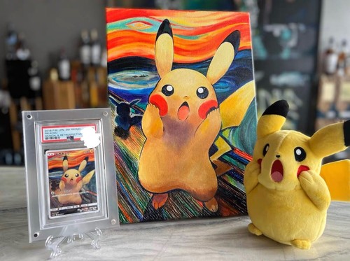 Scream Pikachu Ultimate Bundle PSA10 TCG + Doll + Card File | eBay