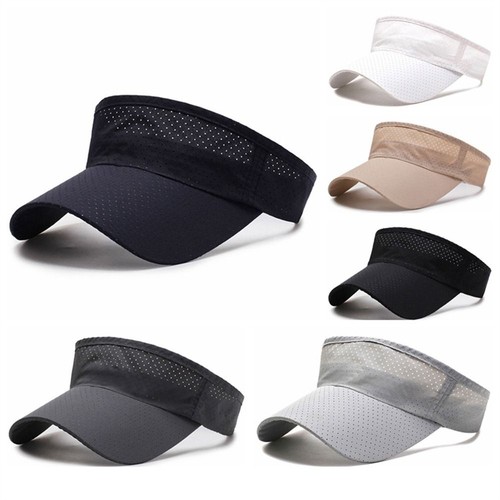 Adjustable Running Cap Breathable Empty Top Cap Golf Hiking Tennis Hat ...