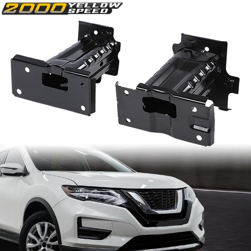 Fit For 2014-2019 Nissan Rogue Bumper Mounting Brackets Front Left ...