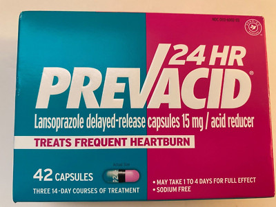 PREVACID HEARTBURN RELIEF 42/CT CAPSULES EXP : 09/2026 | eBay