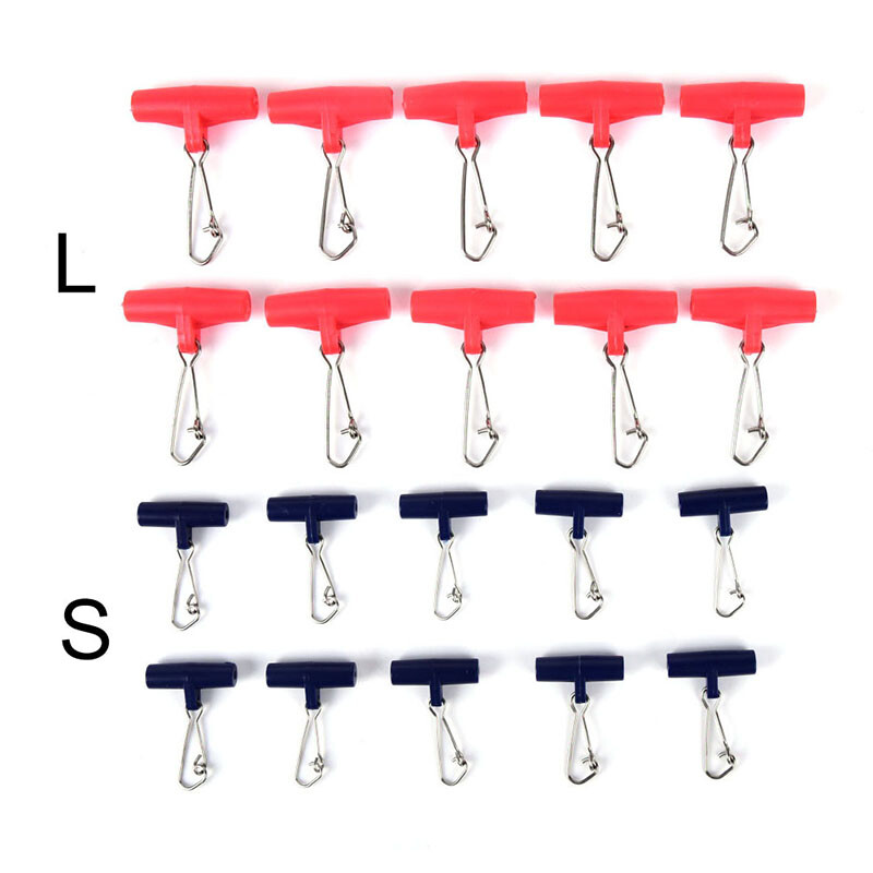 20x Zip Slider High-strength Fishing Line Sinker Slider Slides Hook ...