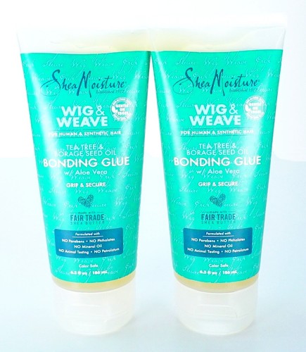 SheaMoisture Wig & Weave Bonding Glue for Human and Synthetic Hair Tea ...