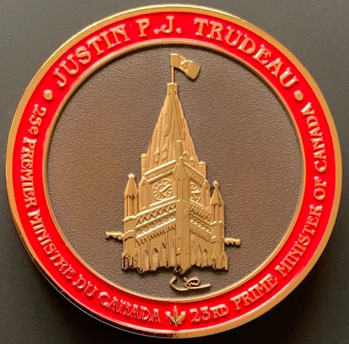 Prime Minister of Canada Justin Trudeau Challenge Coin (2017) | eBay