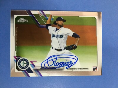 F122,038 2021 Topps Chrome RC Auto YOHAN RAMIREZ MARINERS | eBay