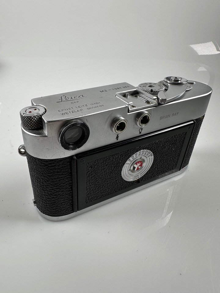 Leica M2 35mm rangefinder film camera body chrome self timer | eBay