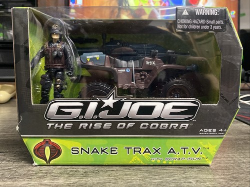 GI joe Rise of Cobra SCRAP IRON & SNAKE TRAX ATV 2008 Hasbro Sealed | eBay