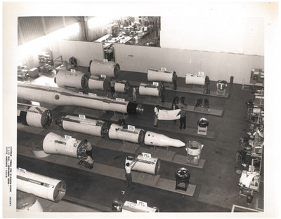 1962 Vintage ORIGINAL Photo Boeing Minuteman 1 Missile Mockup LGM-30 ...