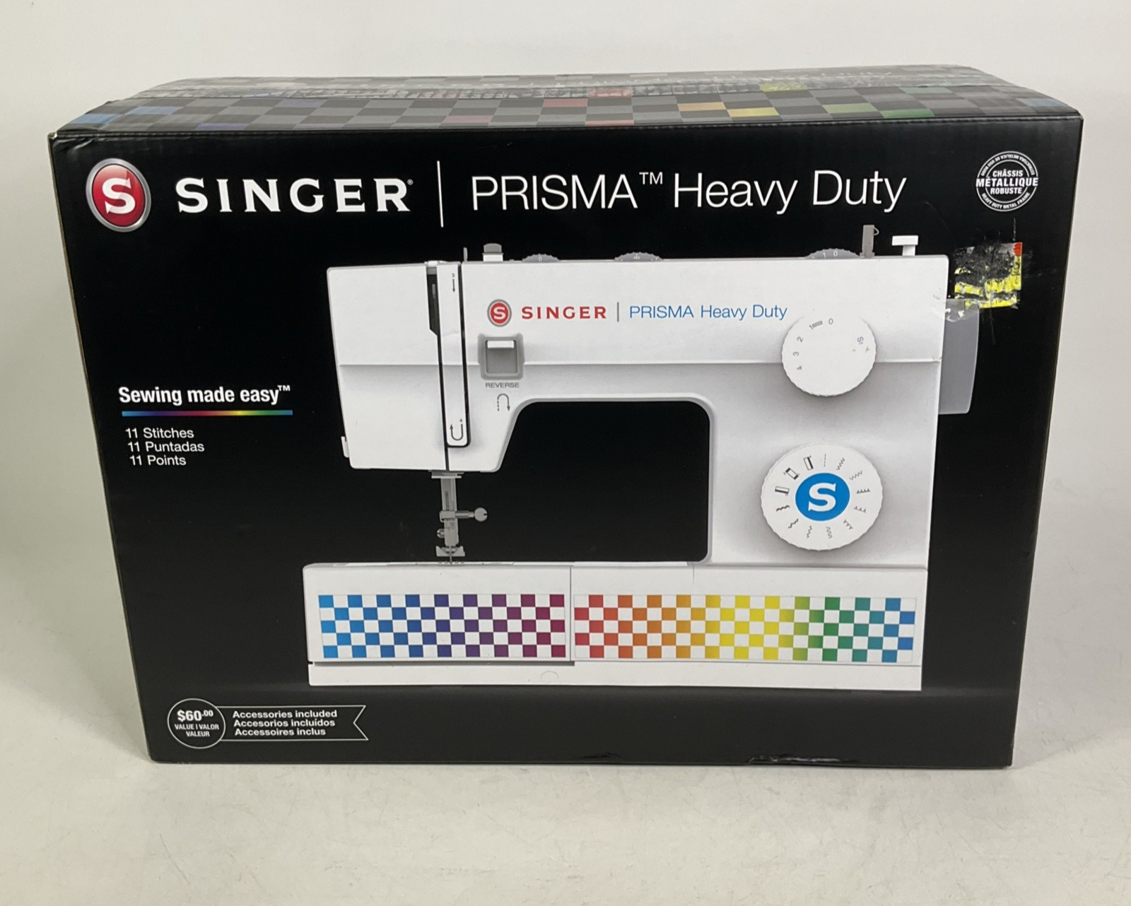 Singer Prisma Rainbow Heavy Duty Sewing Machine – New, Free Shipping