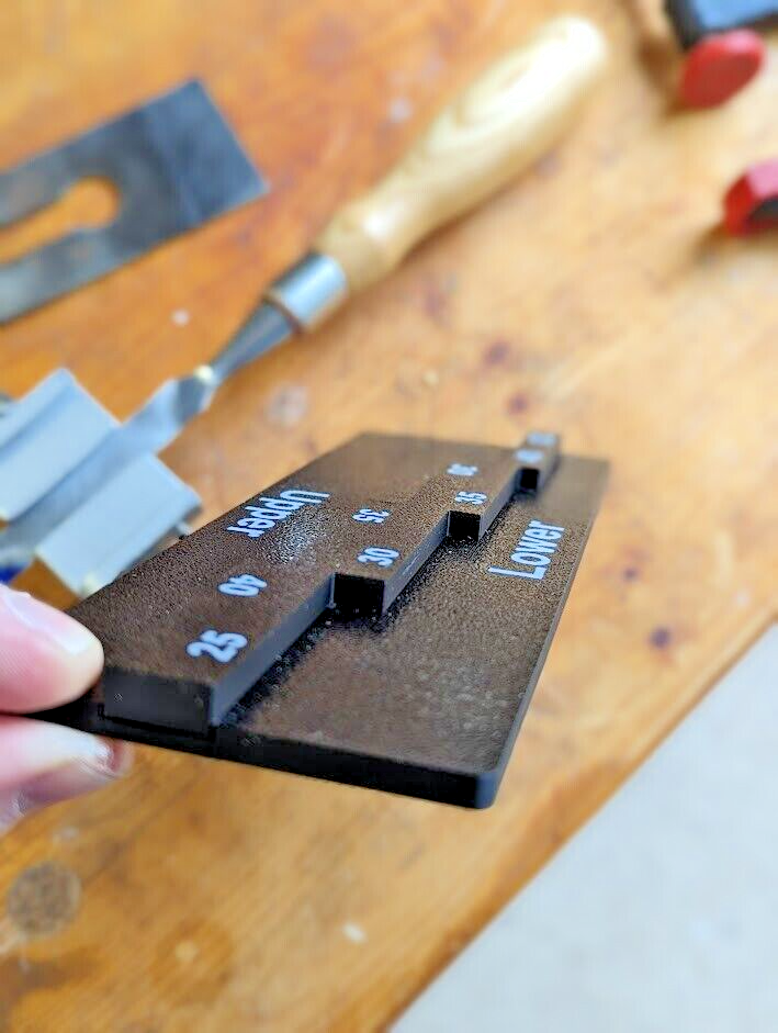 Plane & Chisel Sharpening Guide Jig (for Veritas Side-Clamping Honing ...