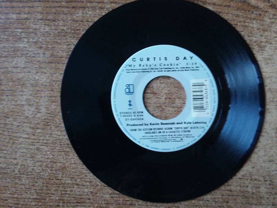 1995 MINT-EXC CURTIS DAY-MY BABY'S COOKIN/ I See Forever In Your Eyes ...