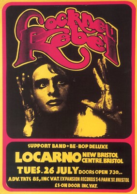 Cockney-Rebel-Great-New-Colour-Repro-Tour-Poster | eBay UK