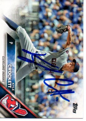 Kyle Crockett Cleveland Indians 2016 Topps Signed Card | eBay