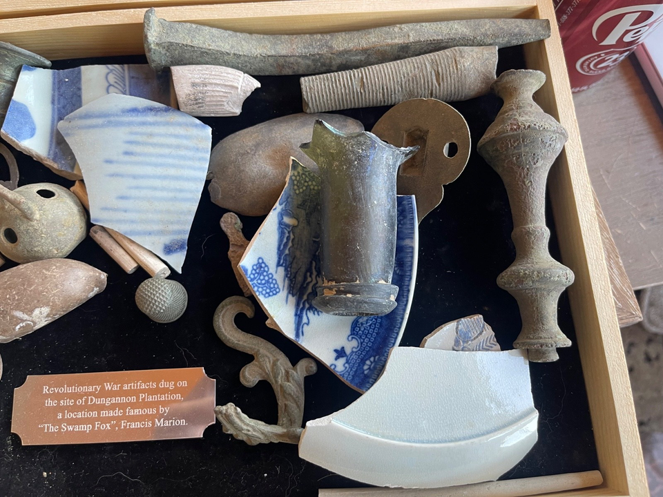 Revolutionary War dug relics from Dungannon Plantation Swamp Fox ...