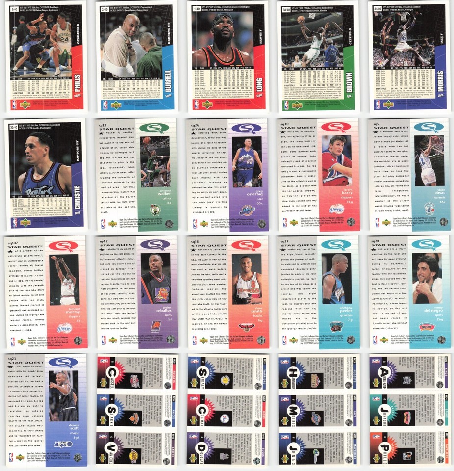 (100) 90's NBA Insert Cards Lot Basketball Cards Inserts Collection | eBay