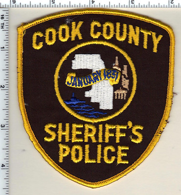Cook County Sheriff's Police (Illinois) Shoulder Patch - new from 1991 ...