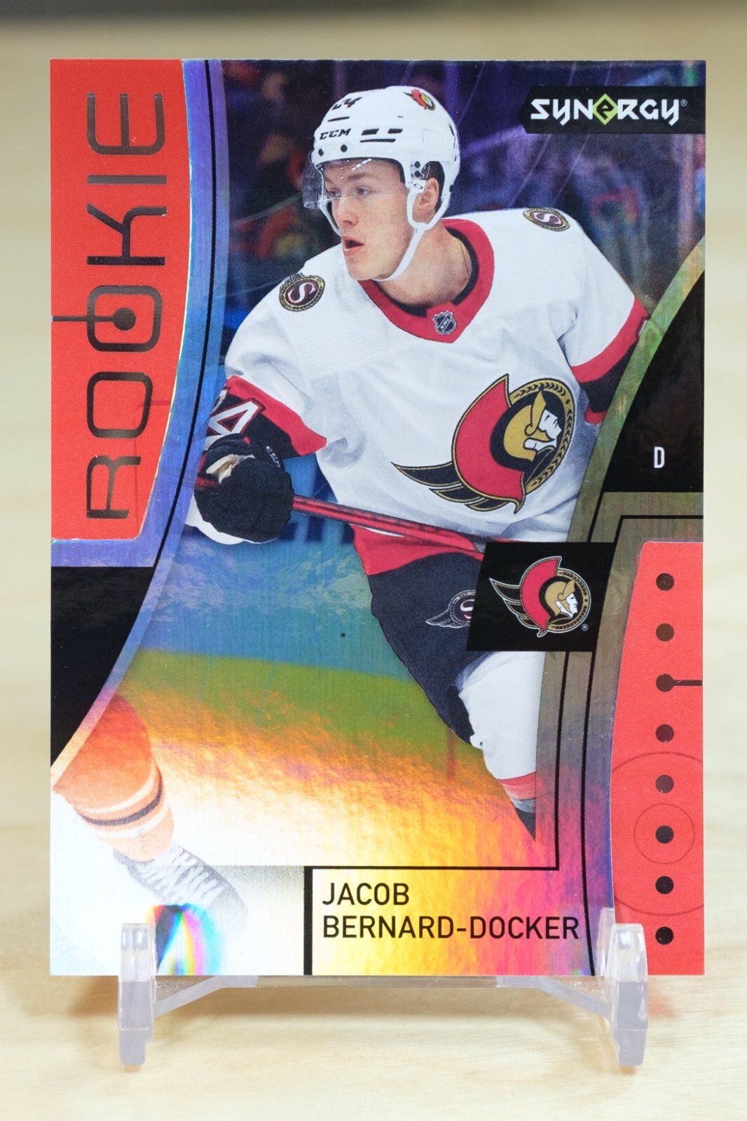 2021-22 Upper Deck Synergy - Rookies Jacob Bernard-Docker #88 Red (RC ...