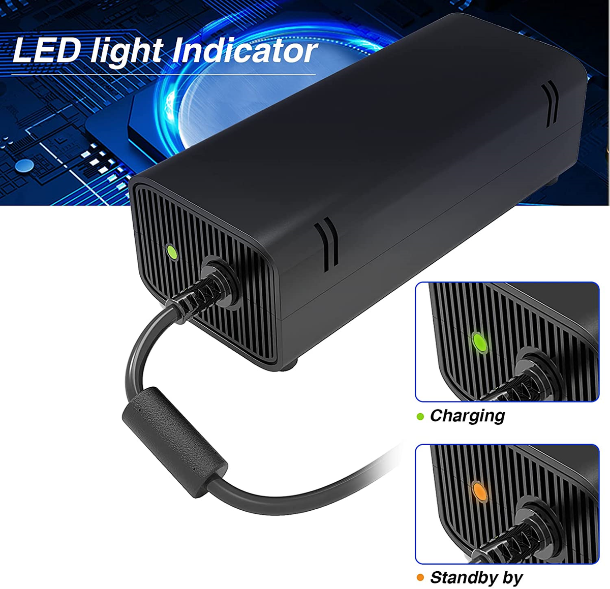 Xbox 360 Slim Power Brick Xbox 360E Power Supply – YCCTEAM