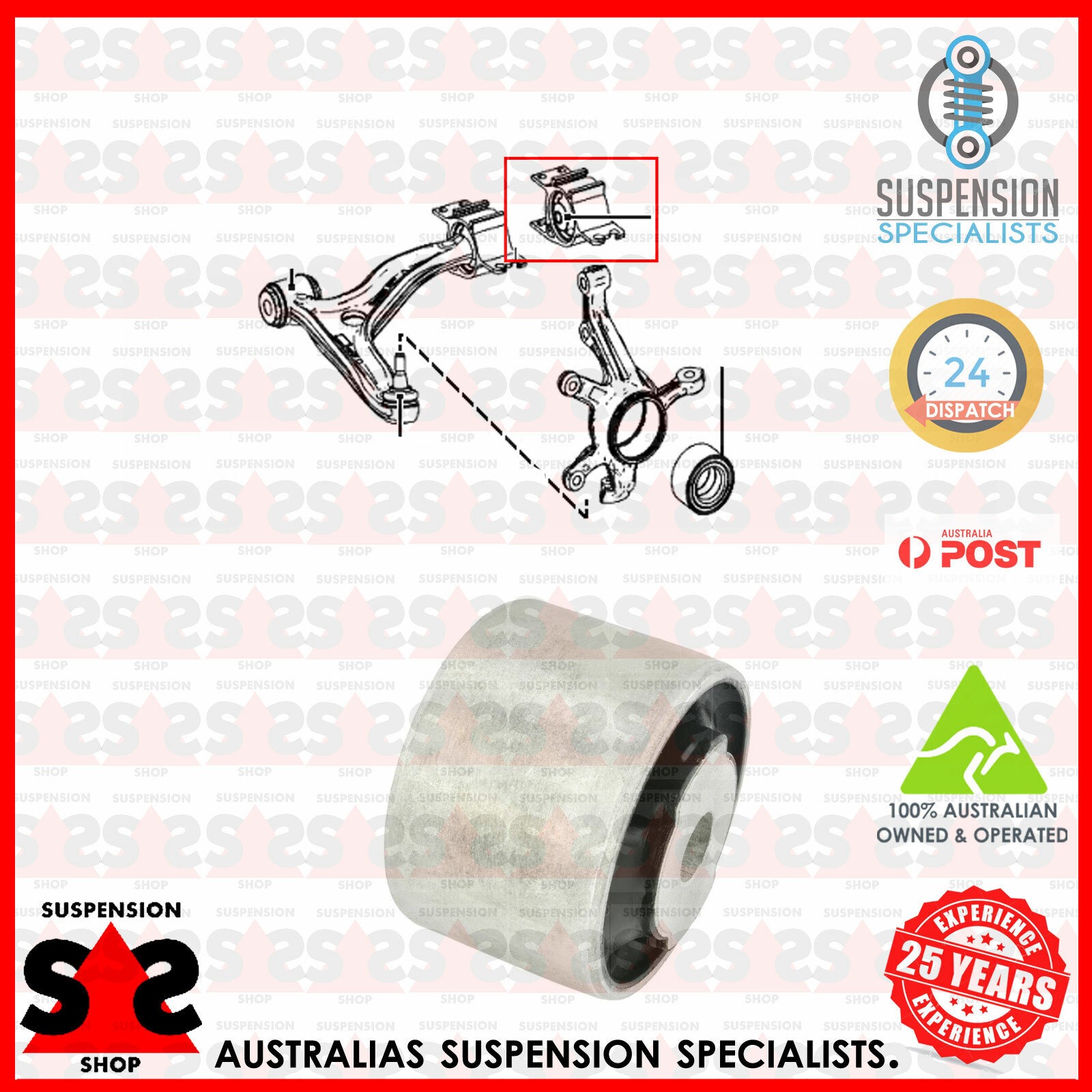 Rear Mounting, Control/Trailing Arm Suit MERCEDES-BENZ A-Class (W176) A ...