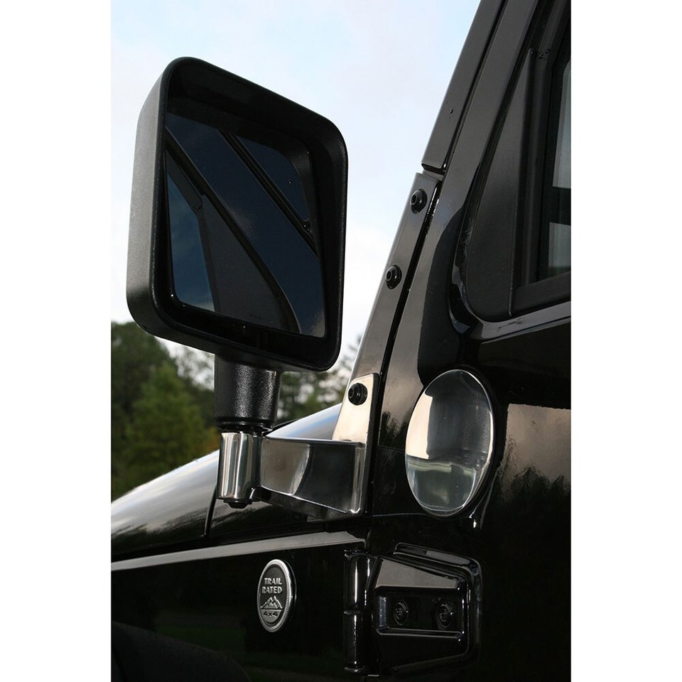 Rugged Ridge Exterior Mirror Relocation Bracket With Door Filler ...