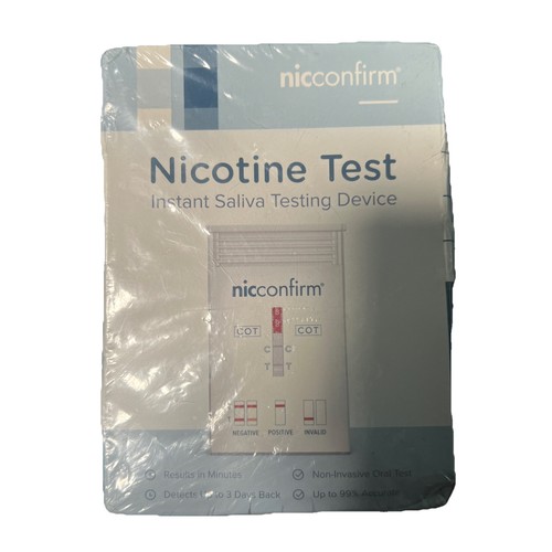 Nicconfirm Nicotine Test Instant Saliva Testing Device EXPIRE 05/2022 ...