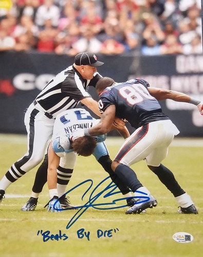 Andre Johnson Signed Autographed 11X14 Photo JSA COA SPOTLIGHT HOF 24 ...