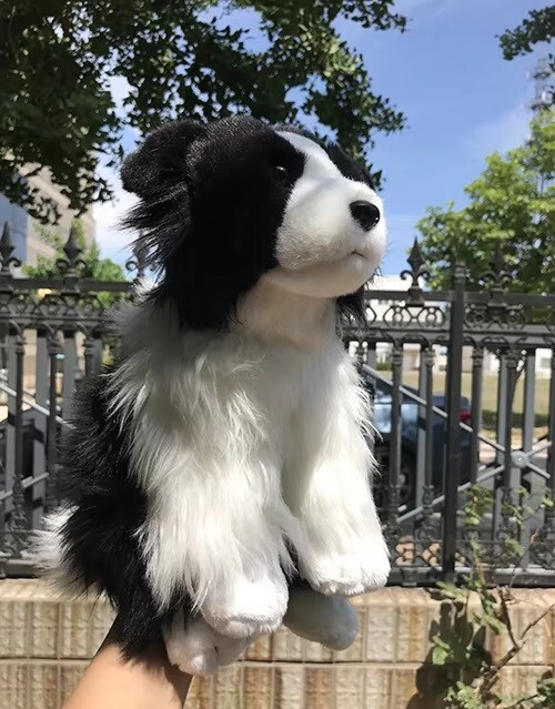 Border Collie Dog 10 Inch Stuffed Animal Plush Toys Toddler Doll Kids ...
