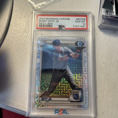 2020 Bowman Chrome Mega Bobby Witt Jr PSA 10 Kansas City rookie | eBay