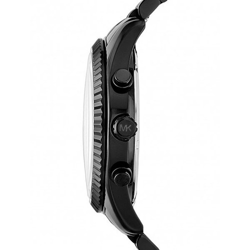 Michael Kors MK8320 Men's Lexington Black Stainless Steel Watch 45mm | eBay