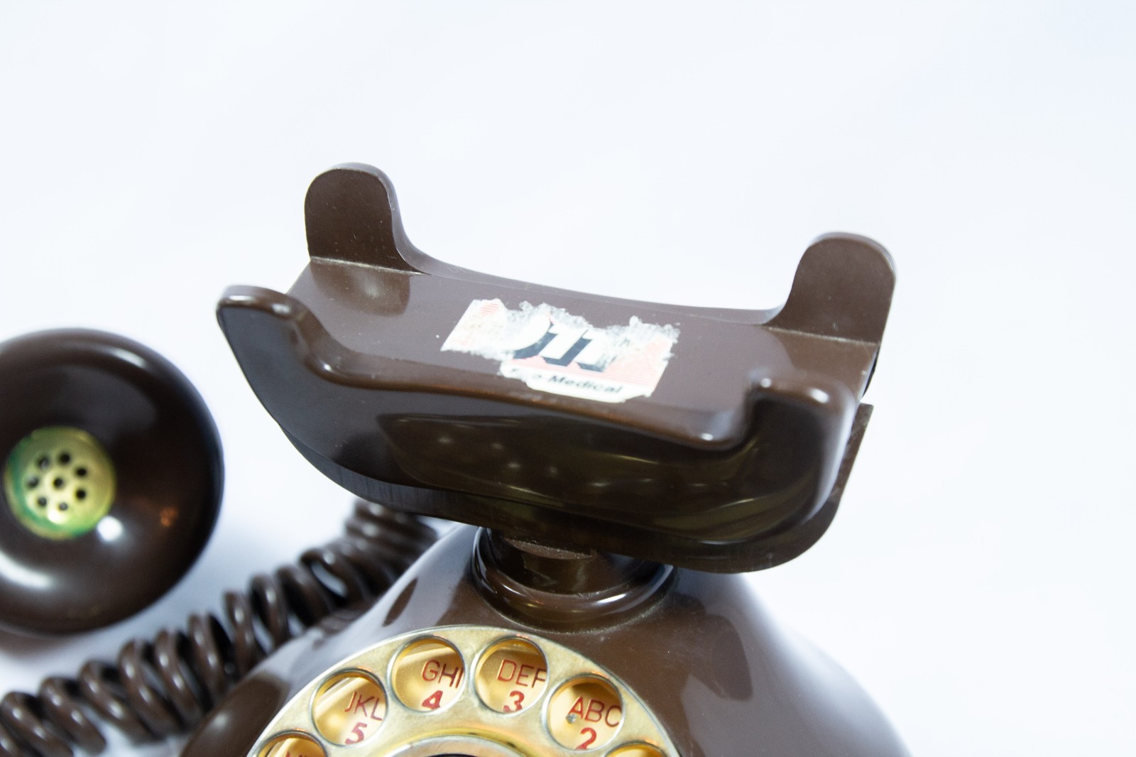 Vintage Telcer Telefonia Telephone 18K Gold Plated - Made in Italy | eBay