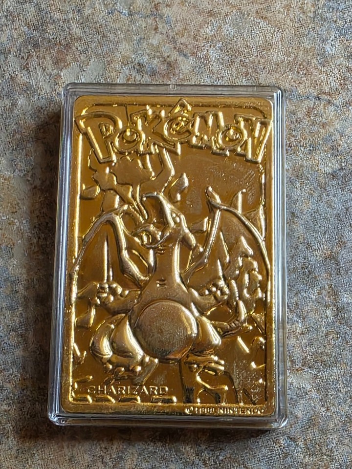 CHARIZARD LIMITED EDITION 23K GOLD PLATED TRADING CARD | eBay