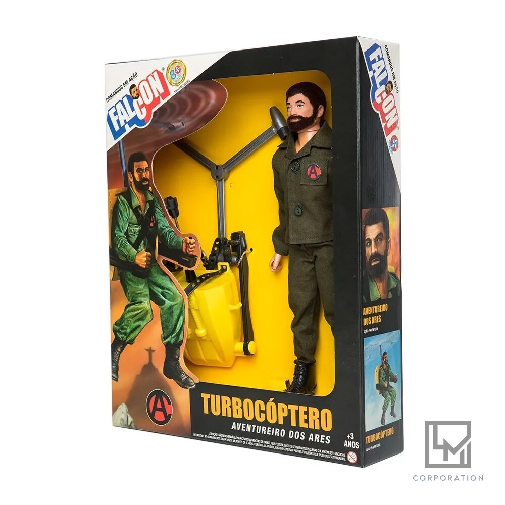 Gi Joe Estrela COMANDOS EM Acao Falcon Brazil Adventure Team Muscle ...
