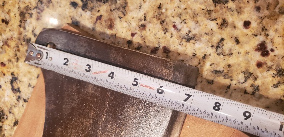 Antique Hog Splitter Meat Cleaver Large 24" Long Butcher Tool Knife ...