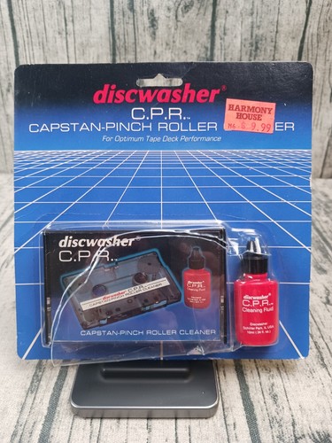 Vintage Discwasher CPR Cassette Deck Capstan & Pinch-Roller Cleaner ...