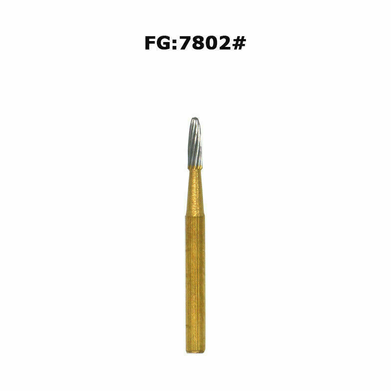 10 Pcs Dental Carbide Trimming & Finishing Burs FG7404/7406/7408/7901 ...
